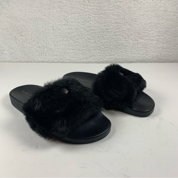 Kurt Geiger | Shoes | Kurt Geiger Koat Fur Slide Shoe Womens Size 4 Us ...
